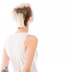 Woman with hands behind back Stock Photo by ©Bruno135 45832875