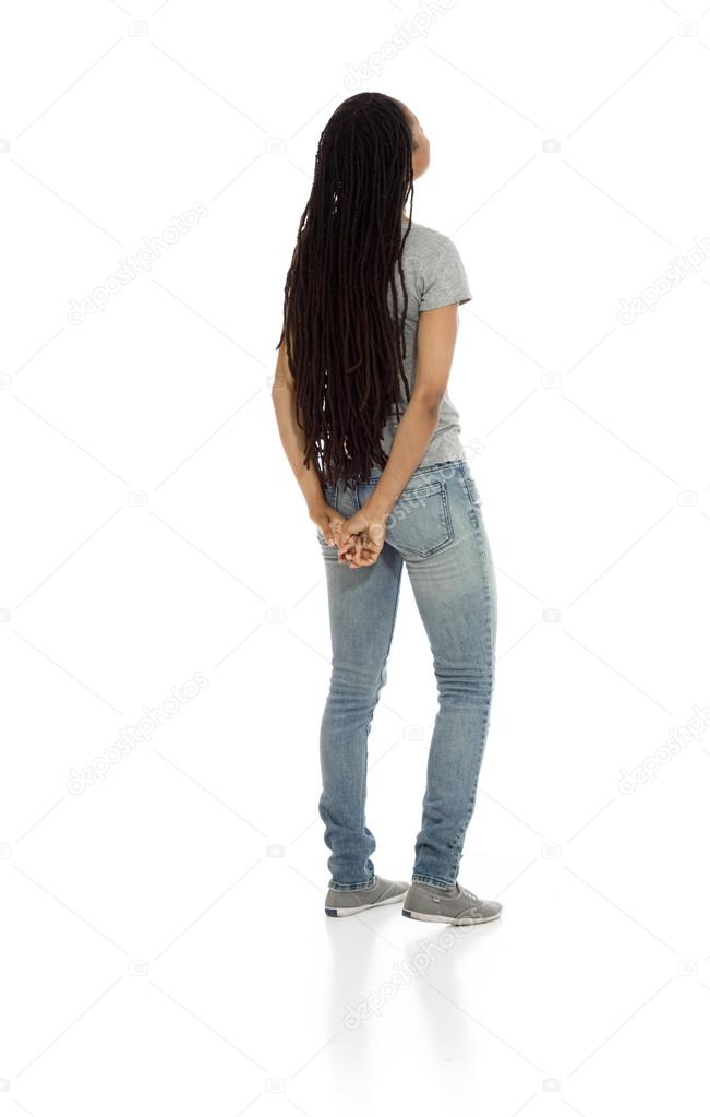 Model looking from behind ⬇ Stock Photo, Image by © Bruno135 #73084441