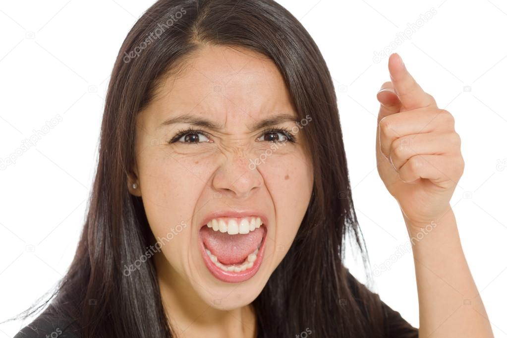 Model angry scolding and pointing Stock Photo by ©Bruno135 78688734
