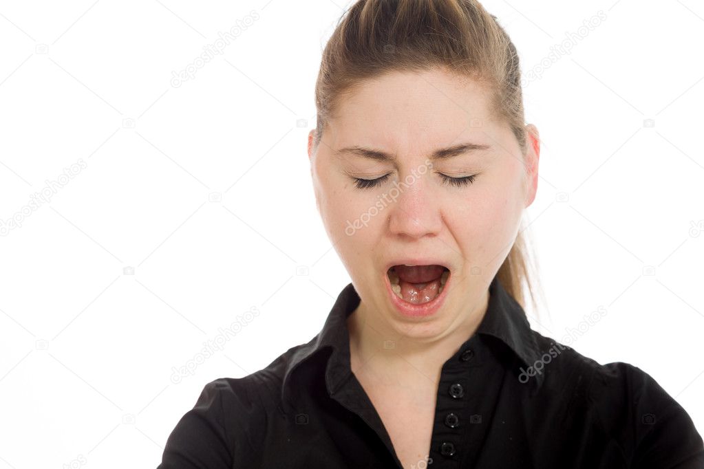 Furious model screaming — Stock Photo © Bruno135 #78784622