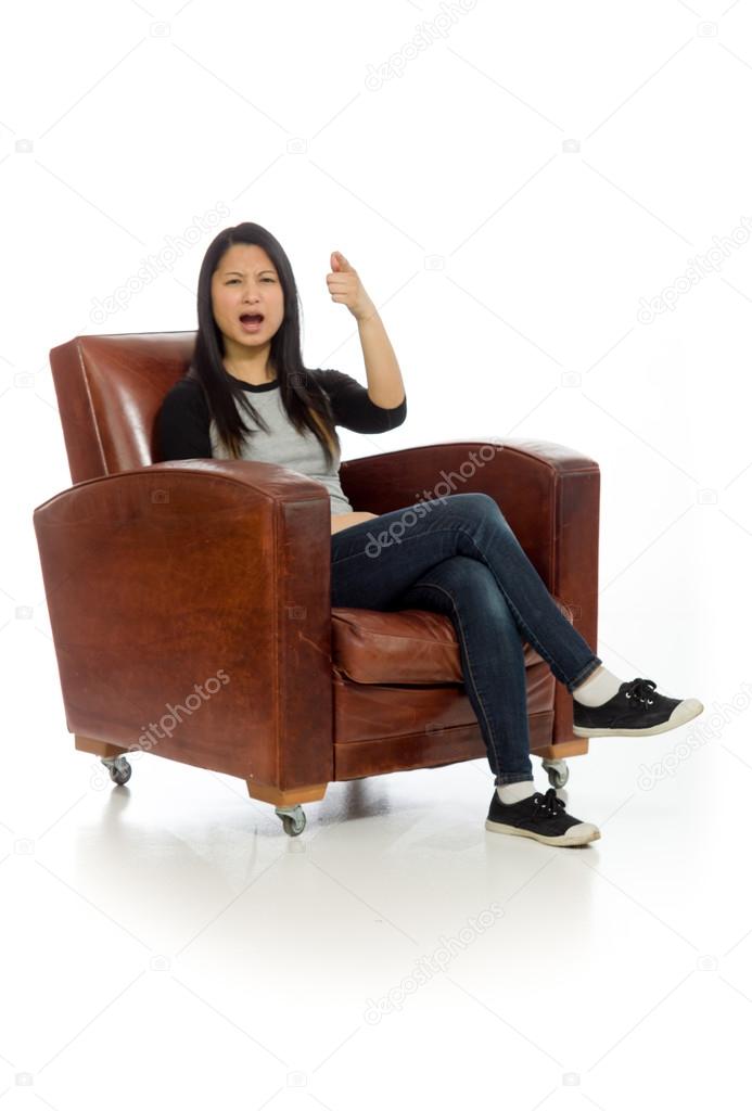 Angry Model scolding and pointing Stock Photo by ©Bruno135 78813110