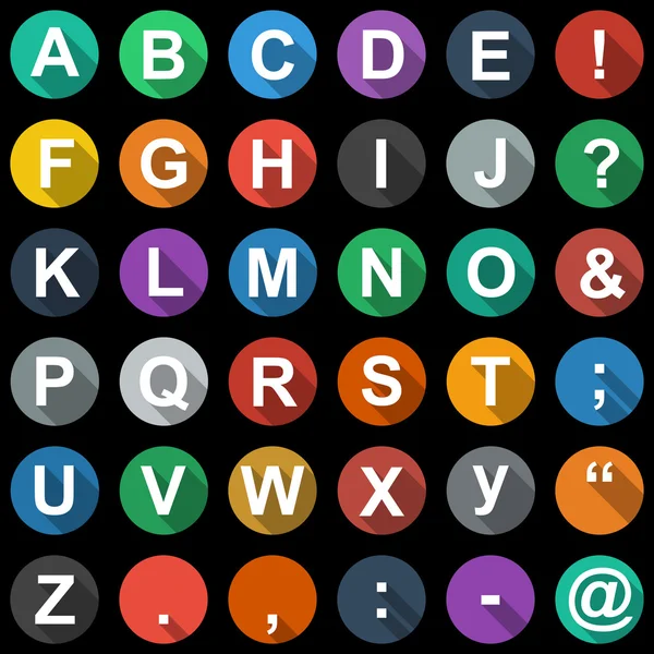 Vector Set Alphabet Icons — Stock Vector © andrei45454 #95330012 Vector Set Alphabet Icons — Stock Vector © andrei45454 #95330012