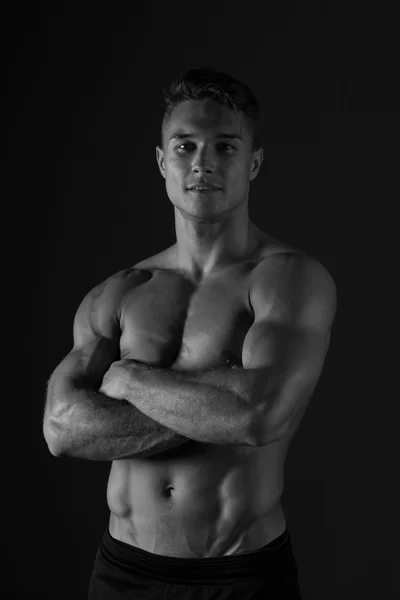 Muscular Man Portrait - Stock Image - Everypixel