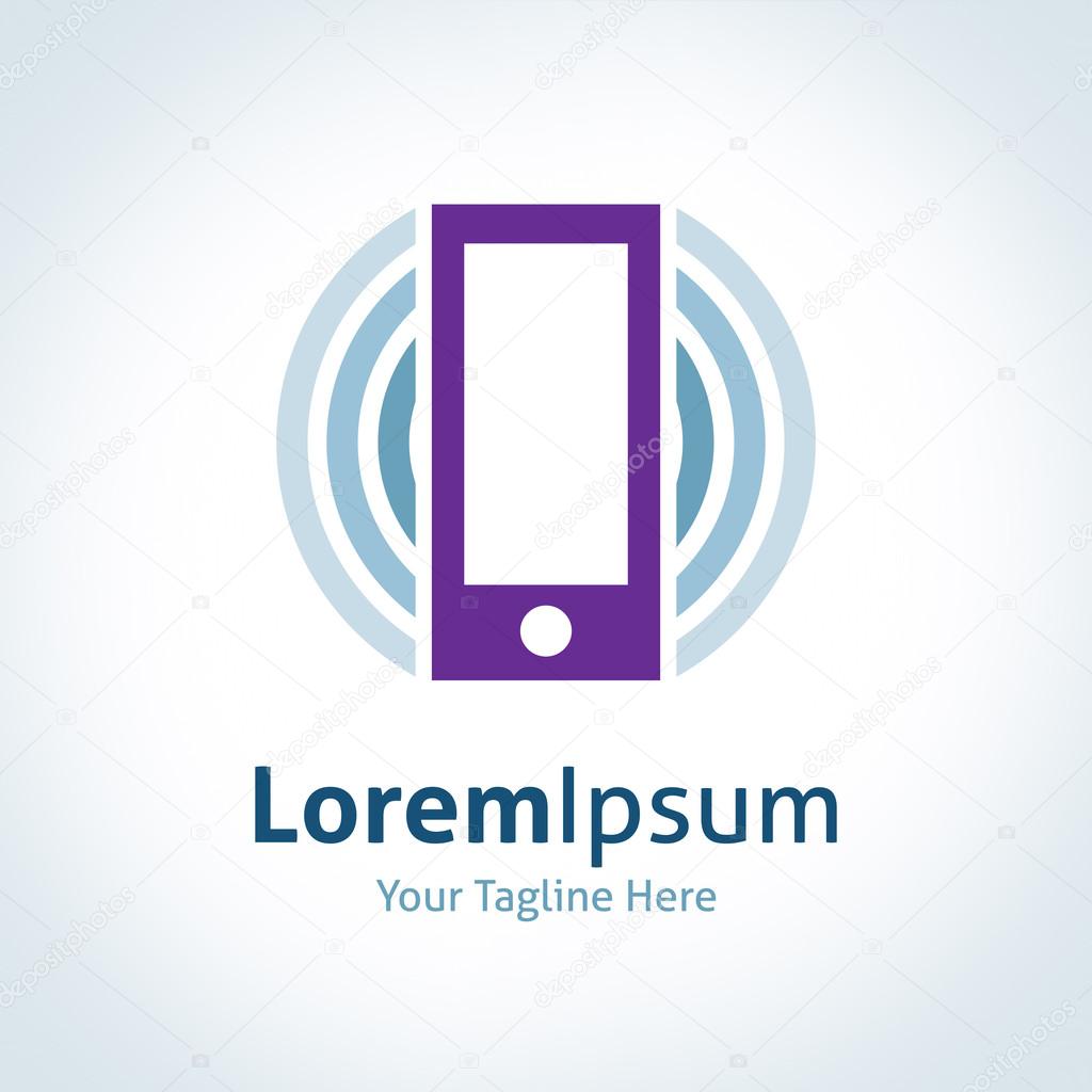 Phone technology internet application vector logo icon Stock Vector by ...