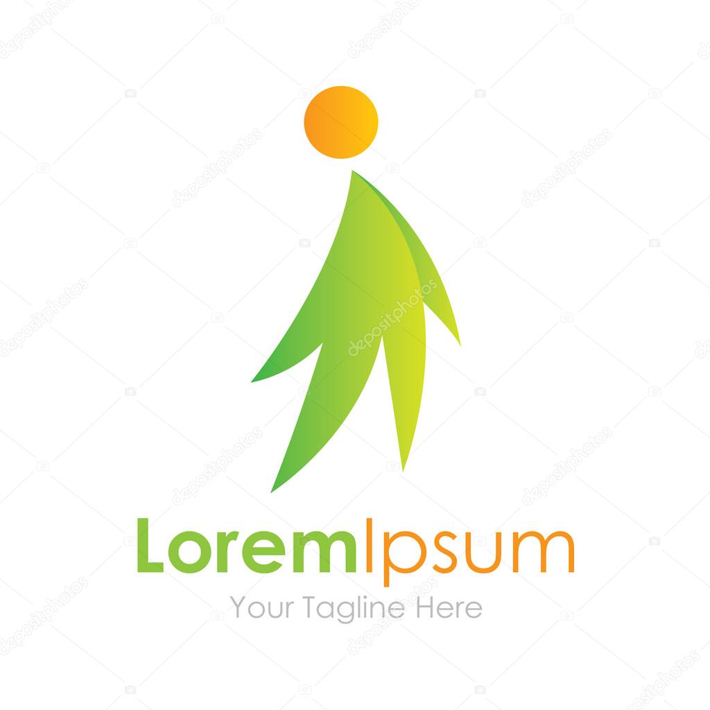 Green success nature man element icons business logo ⬇ Vector Image by ...