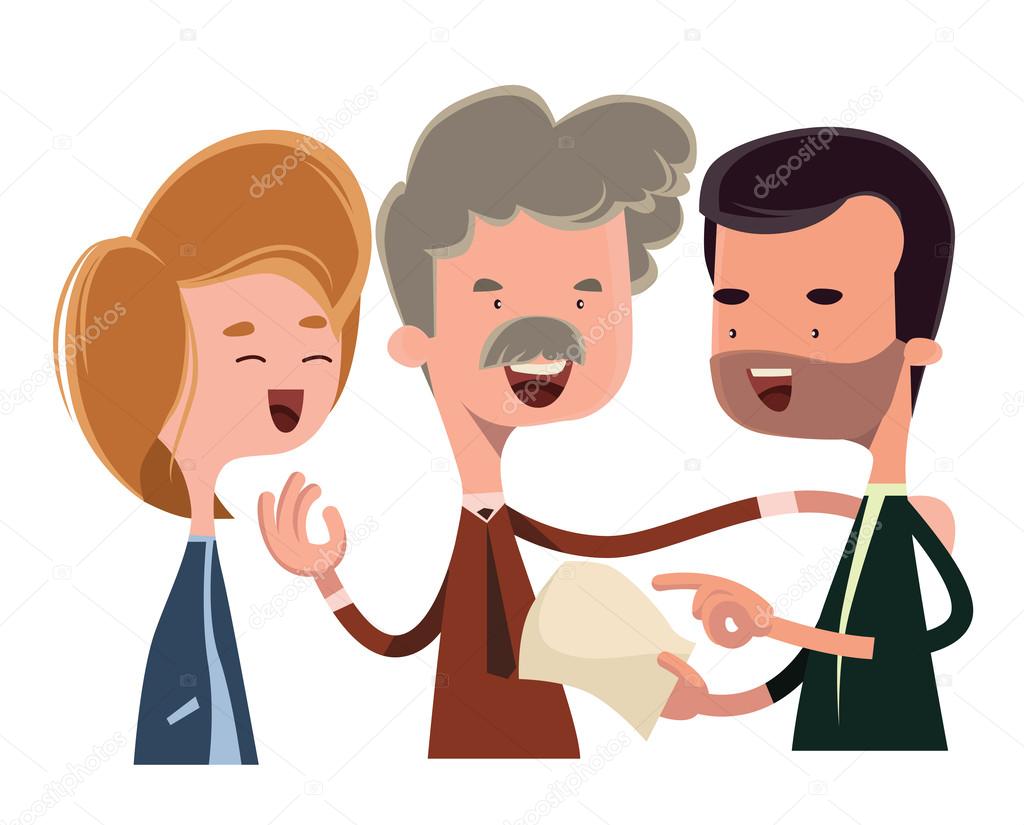 Animado: dibujo gente hablando | Personas debatiendo y hablando de ...