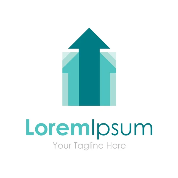 Arrow up pro designer style icon simple elements logo Stock Vector ...