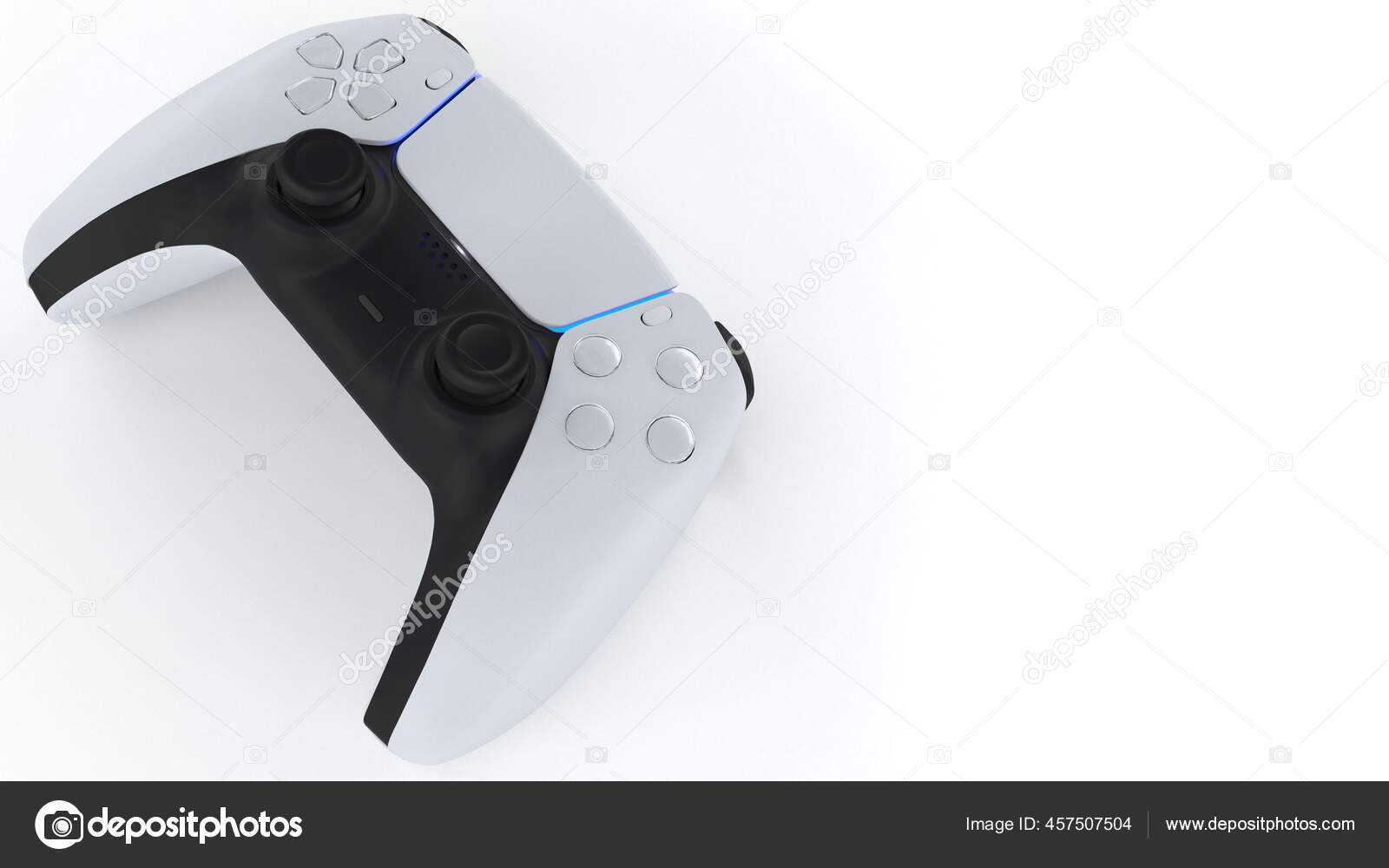 Video Game Controller New Generation Futuristic Wireless Technology ...