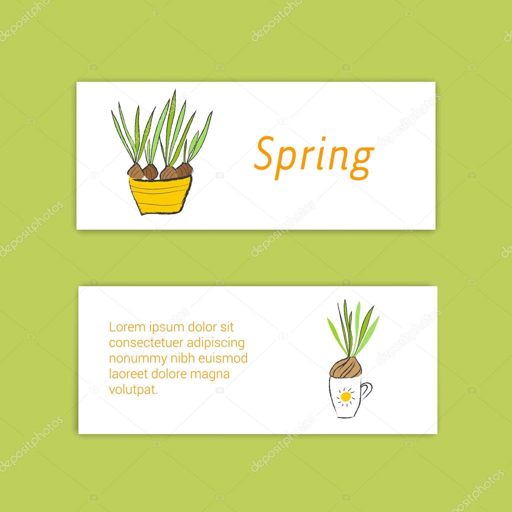 Spring card abstract background Stock Vector Image by ©dikaya_miau ...
