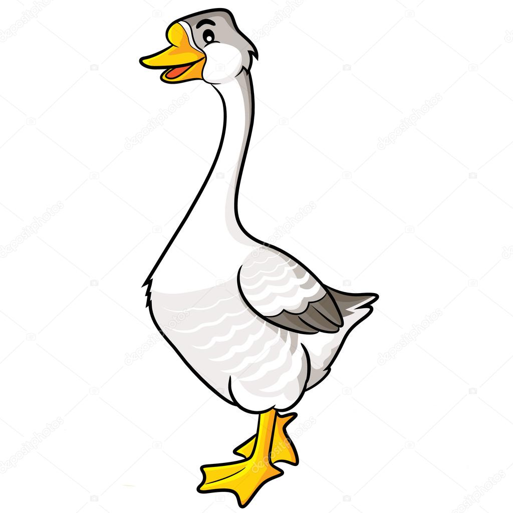 Cartoon Goose