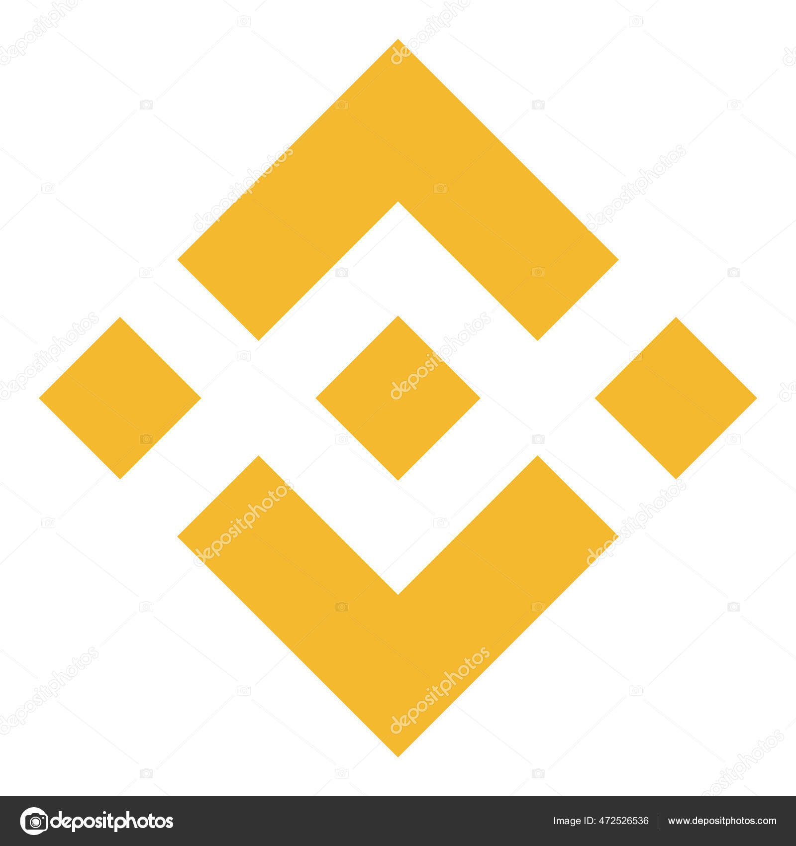 Binance Coin Bnb Token Symbol Cryptocurrency Logo Coin Icon Isolated ...
