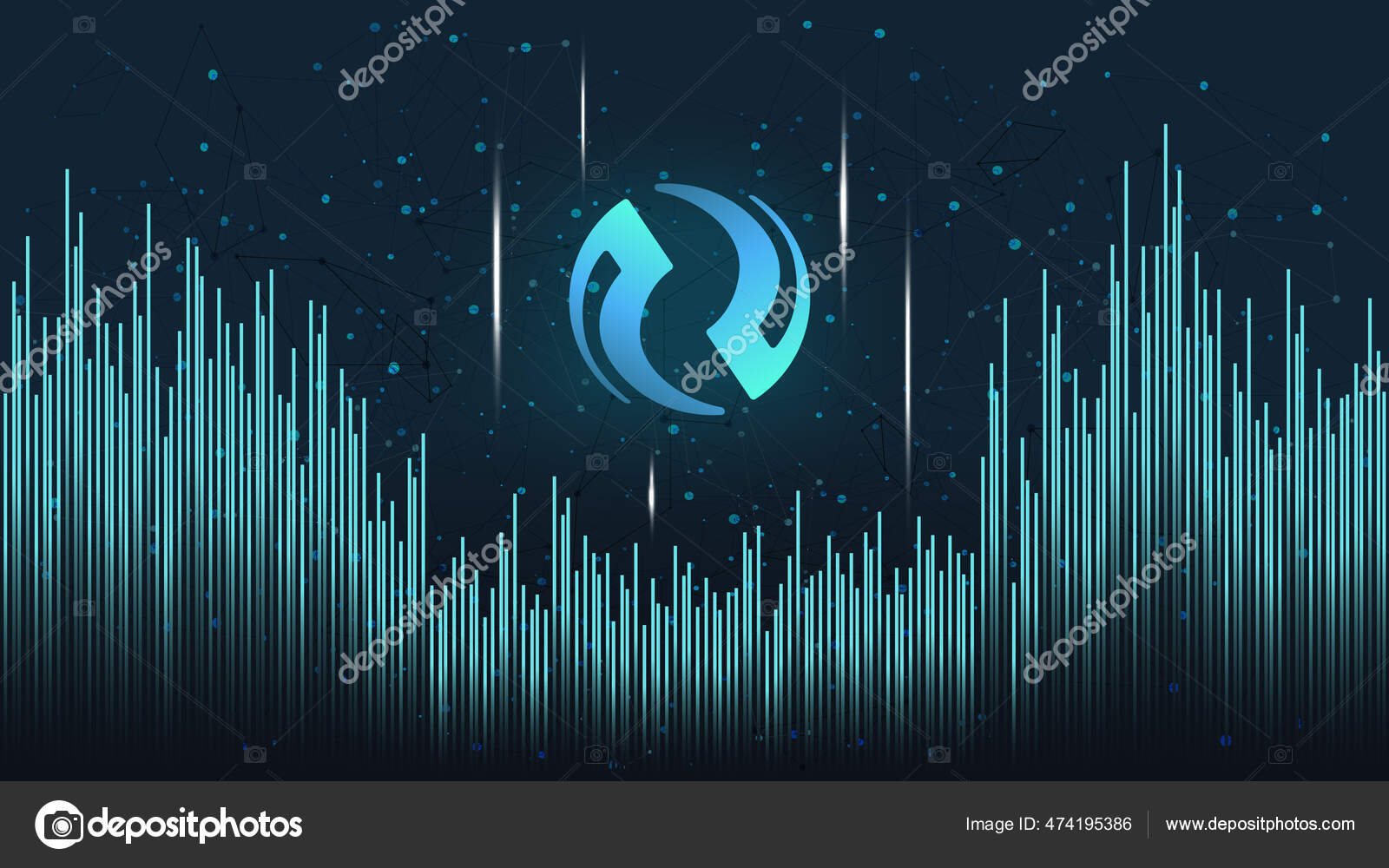 Injective Protocol Inj Token Symbol Defi Project Dark Polygonal ...