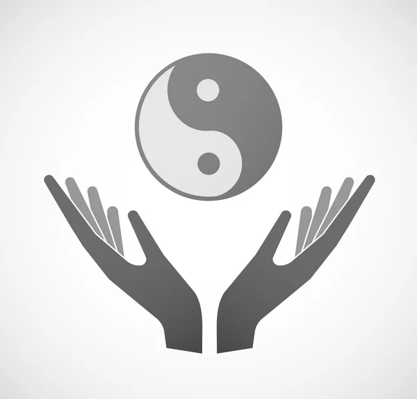 Ying yang hands, Royalty-free Ying yang hands Vector Images & Drawings ...