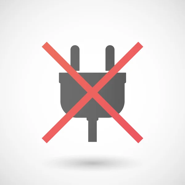 Not allowed icon with a childhood pictogram Stock Vector Image by ...