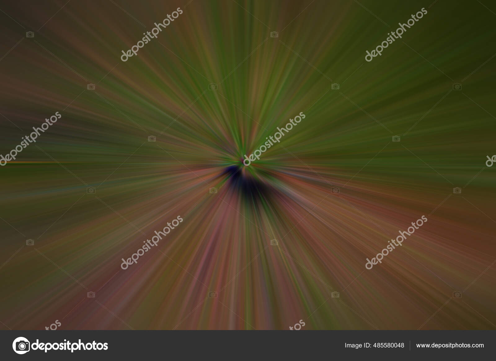 Dynamic Light Beams Flash Space Going Perspective — Stock Photo ...