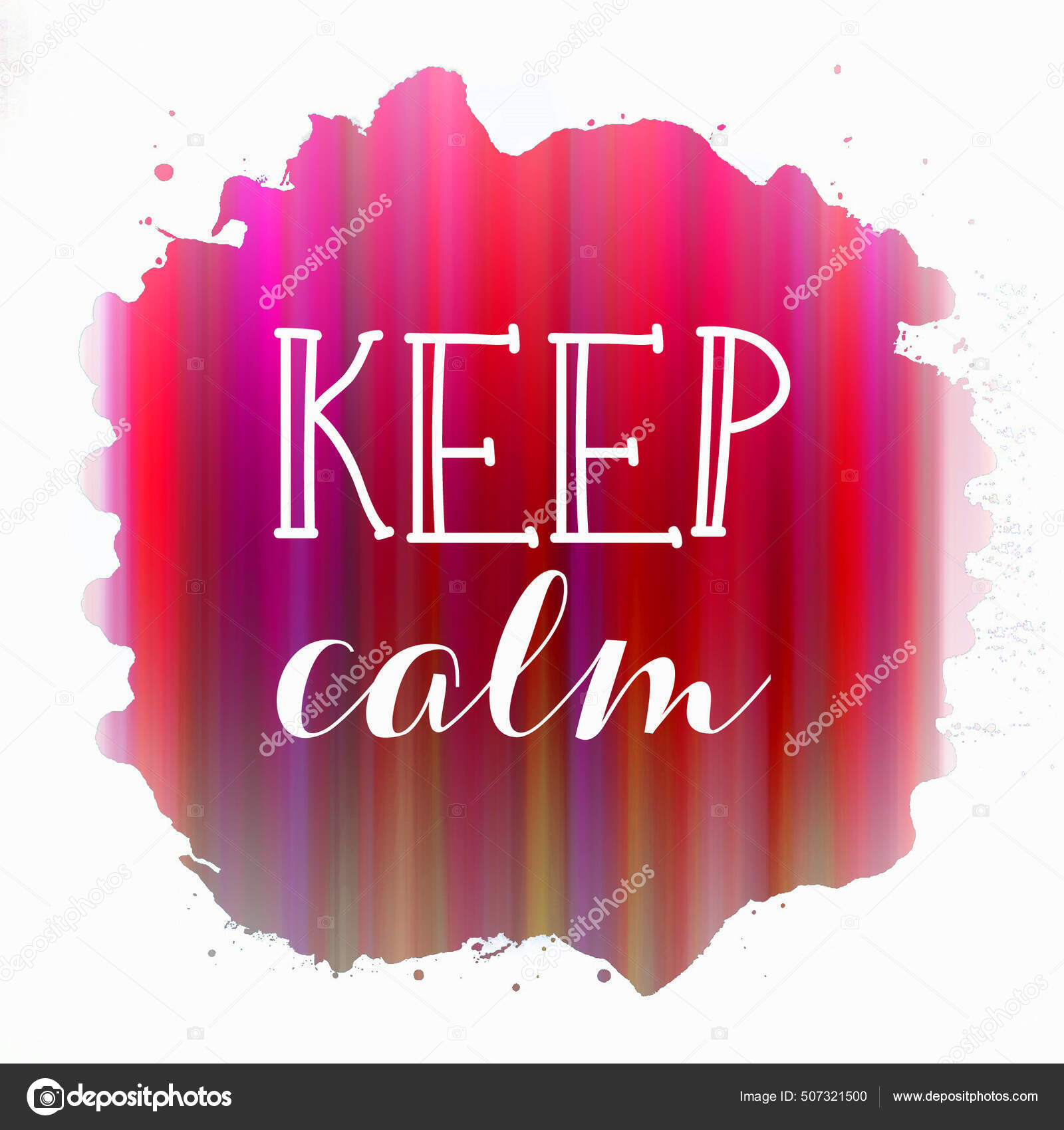 Keep Calm Text Abstract Colorful Background — Stock Photo © annavaasi ...