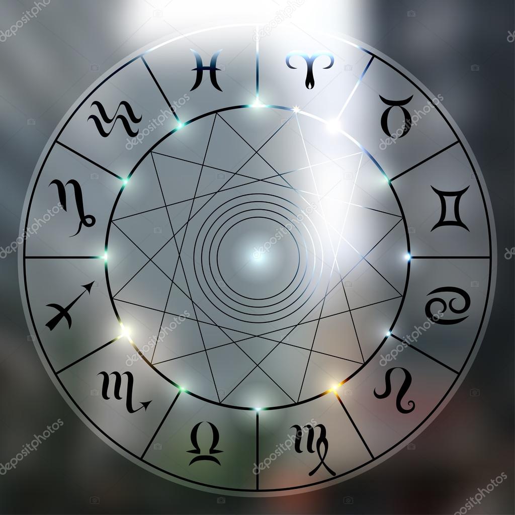 Magic circle on blurred background Stock Vector Image by ©kastanka ...