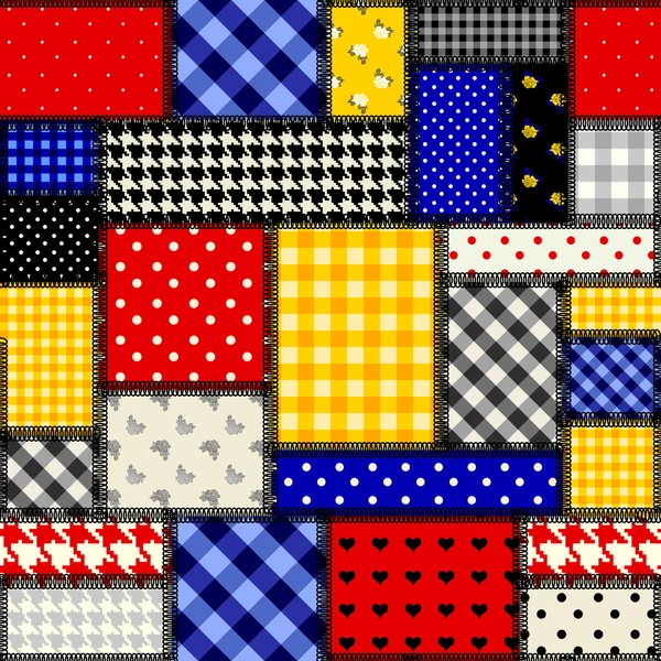 Patchwork pattern of rainbow colors. Stock Vector Image by ©kastanka ...