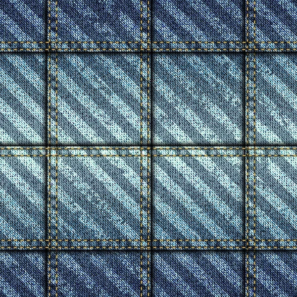 Patchwork of denim fabric. Stock Vector Image by ©kastanka #69077957