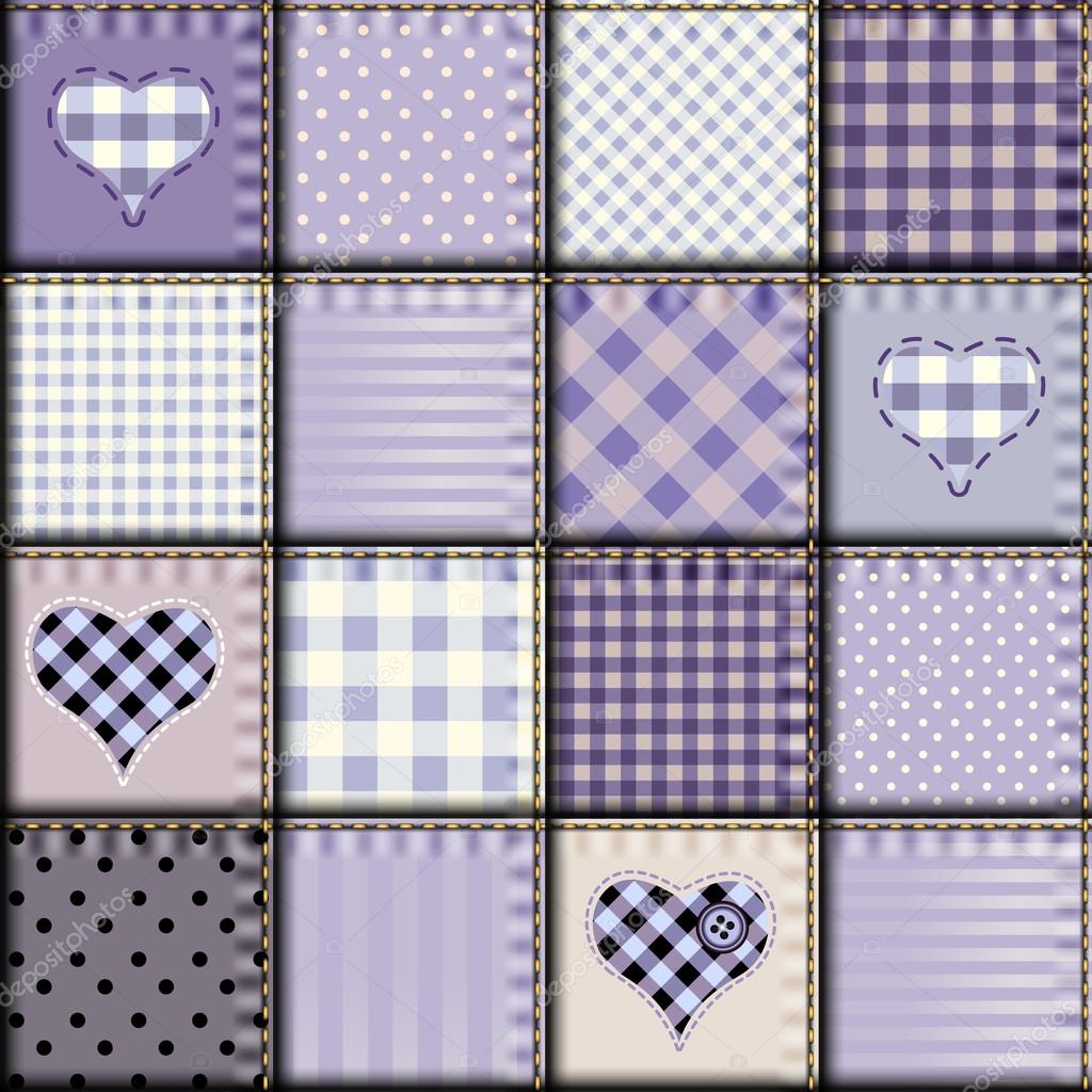 Patchwork light lilac background Stock Vector by ©kastanka #90223994