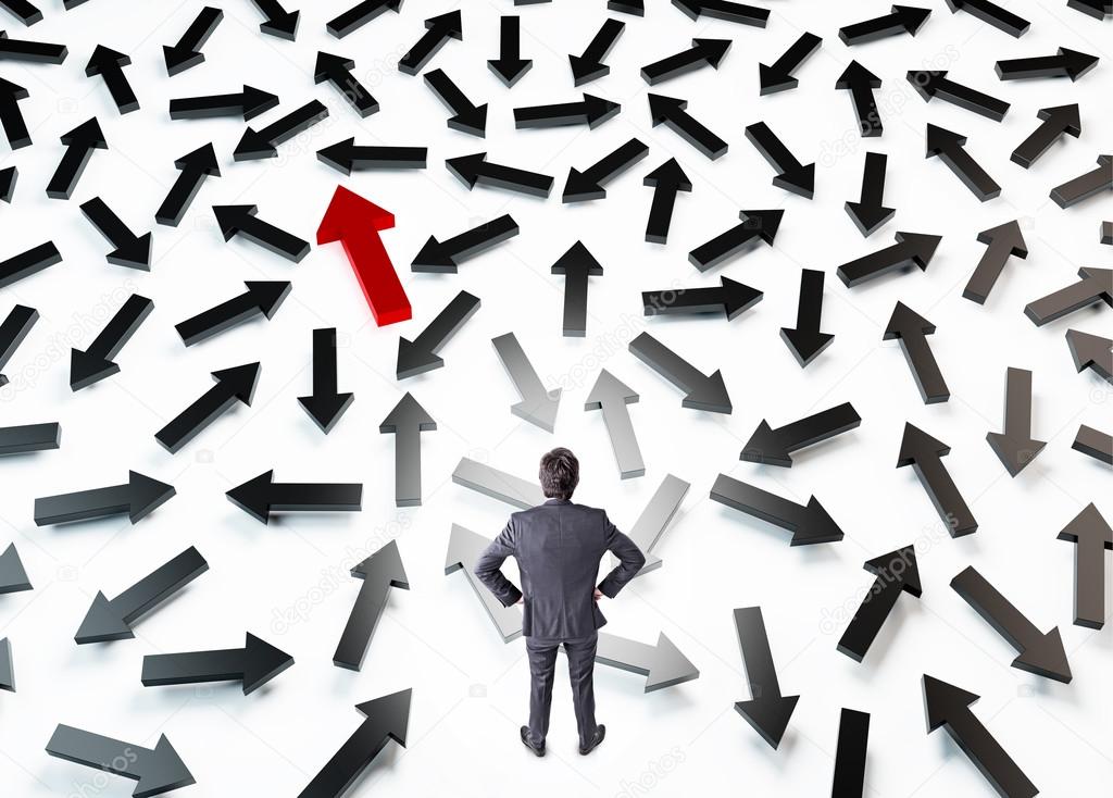 Choosing the right way Stock Photo by ©denisismagilov 100724612