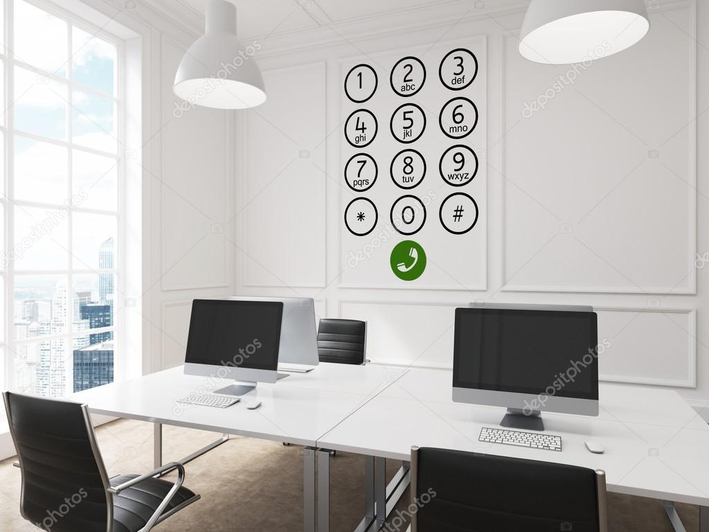 Office, call center Stock Photo by ©denisismagilov 102369592