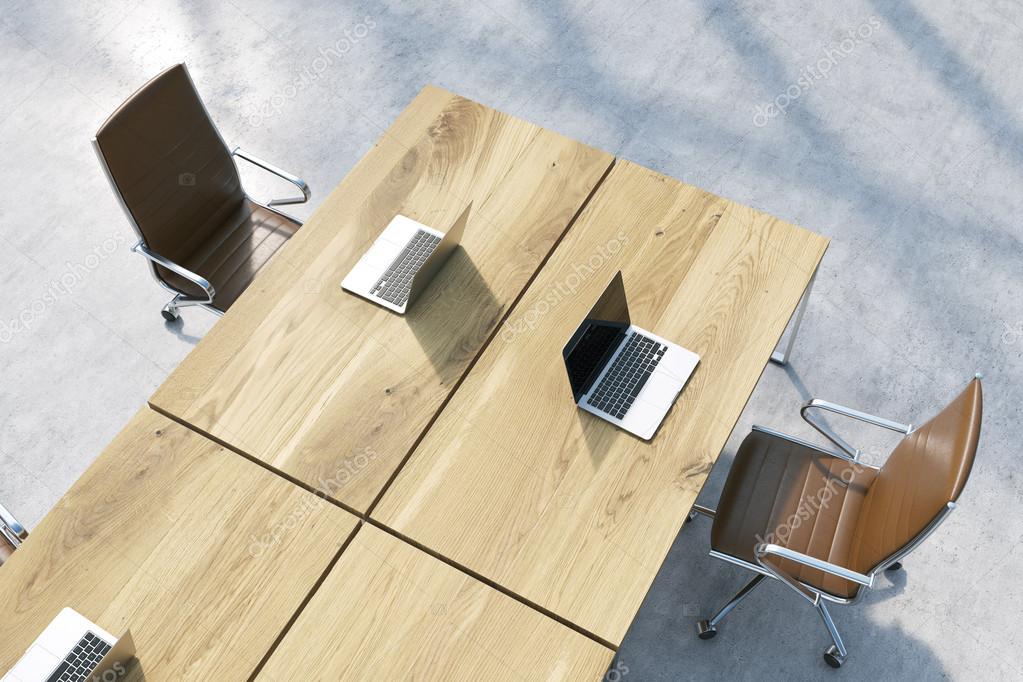 Table for co-work Stock Photo by ©denisismagilov 104185866