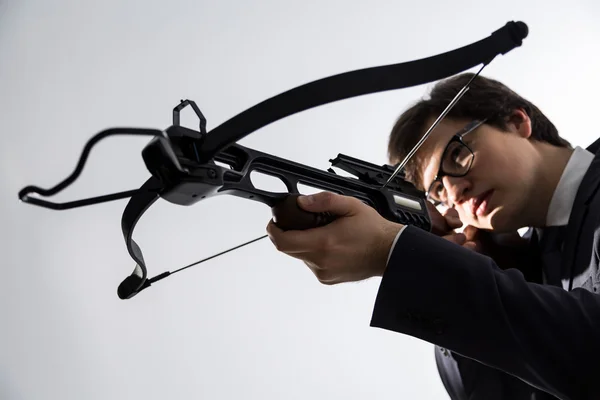 Man with crossbow Stock Photos, Royalty Free Man with crossbow Images ...