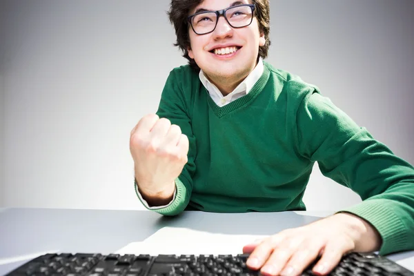 Nerd computer programmer Stock Photos, Royalty Free Nerd computer ...