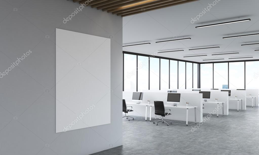 Call center room interior Stock Photo by ©denisismagilov 118949982