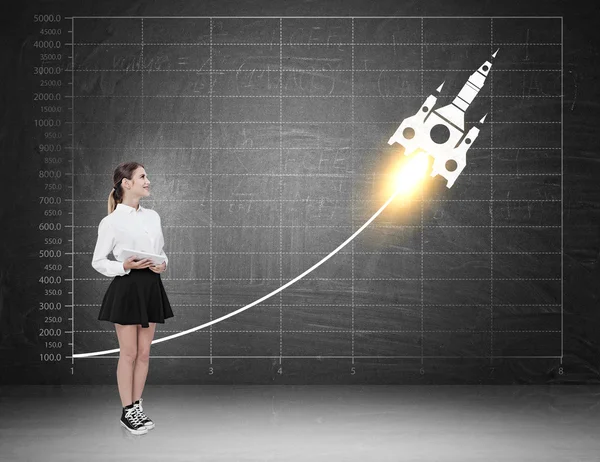 ᐈ Skyrocket graph stock photos, Royalty Free graph skyrocket images ...