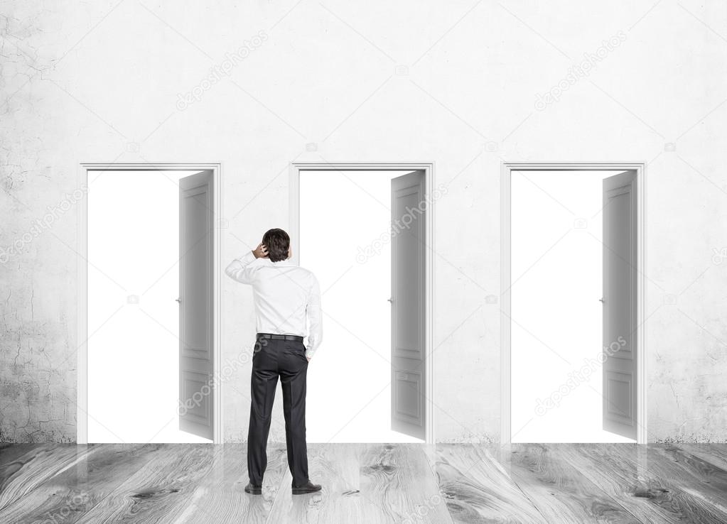 Man making decision Stock Photo by ©denisismagilov 121395724