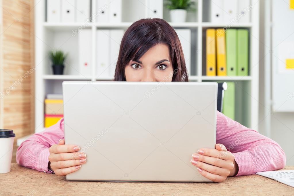 Playful office worker Stock Photo by ©denisismagilov 124713662