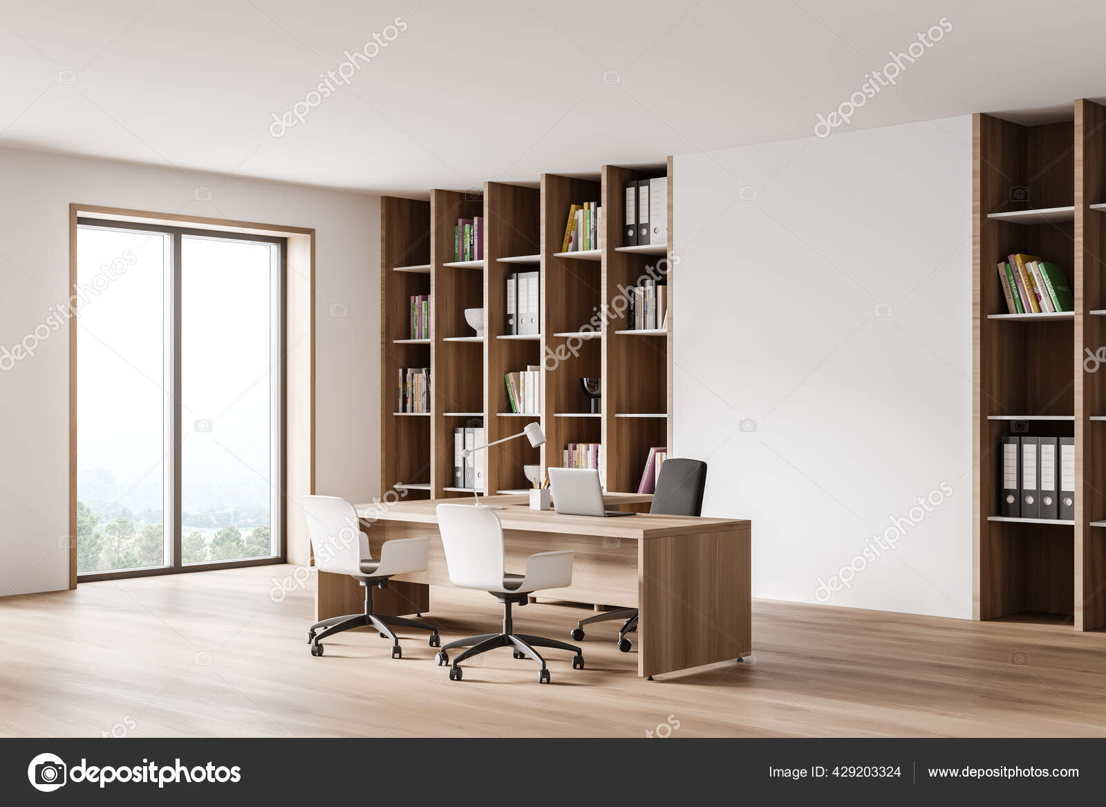Modern Ceo Office Interior Design White