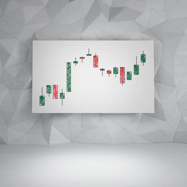 Candlestick graph Stock Photo by ©denisismagilov 60487883
