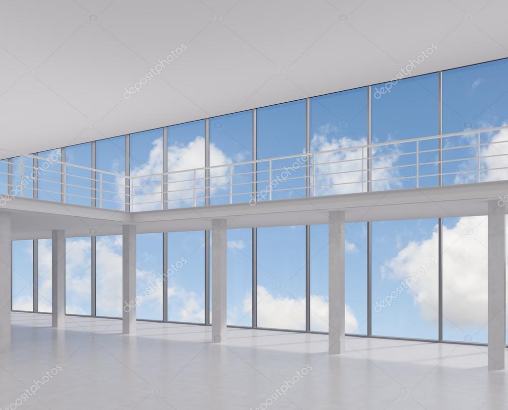 Office with big window — Stock Photo © denisismagilov #63502781