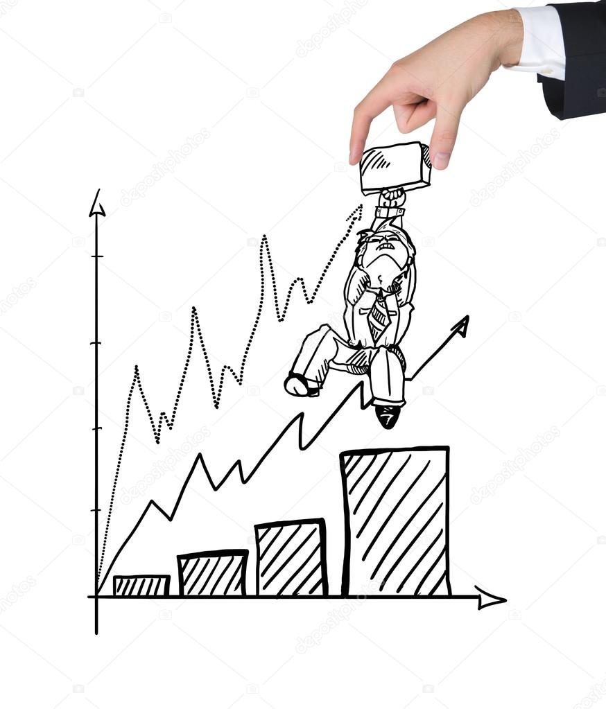 Hand drawing chart Stock Photo by ©denisismagilov 64716547