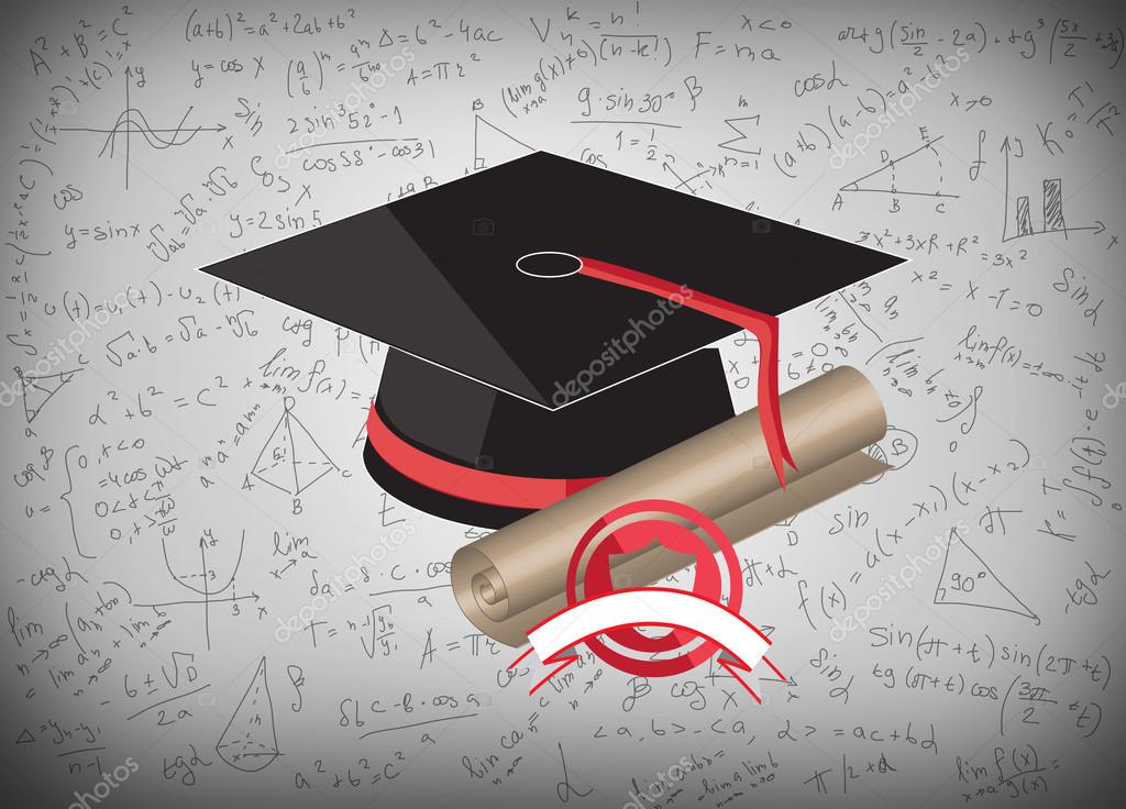 Graduation cap and mba — Stock Photo © denisismagilov #68092909