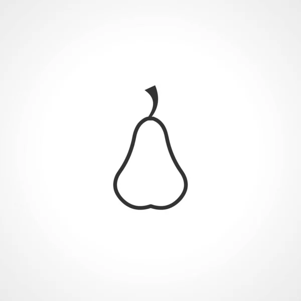 Simple pear outline Vector Art Stock Images | Depositphotos