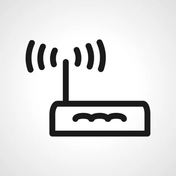 Wifi modem outline icon Vector Art Stock Images | Depositphotos