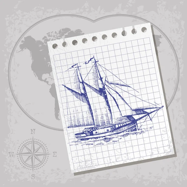 12,298,658 Nautical map drawing Vector Images | Depositphotos