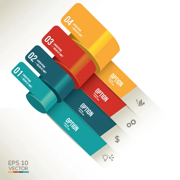 Minimal infographics design. Vector — Stock Vector © darkovujic #22586601