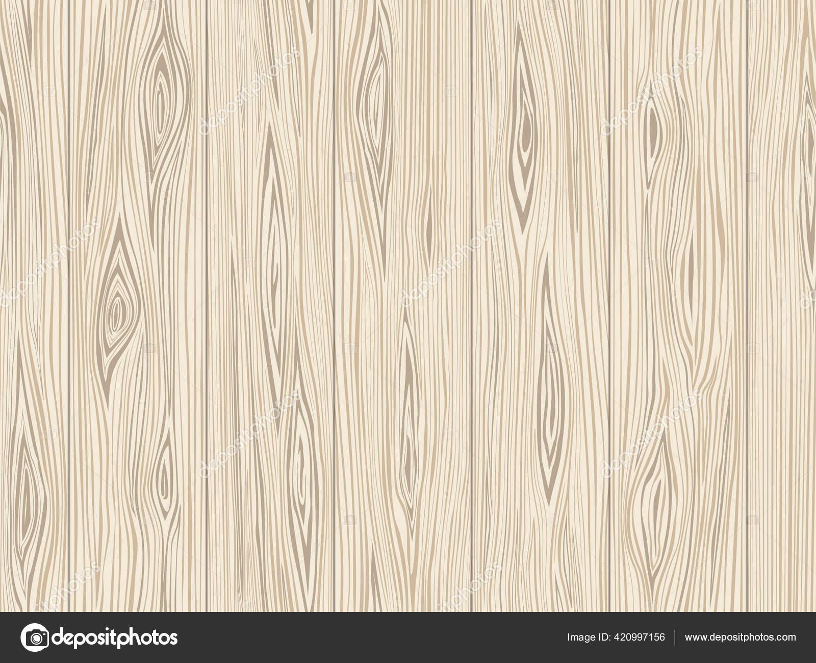 Seamless Pattern Light Wood Texture Vector Stock Vector by ...