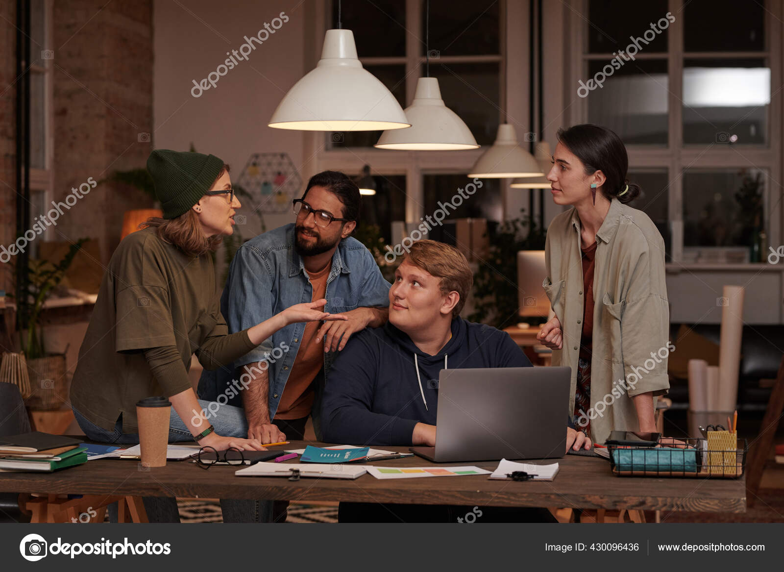 Teamwork at office — Stock Photo © annas.stills.gmail.com #430096436