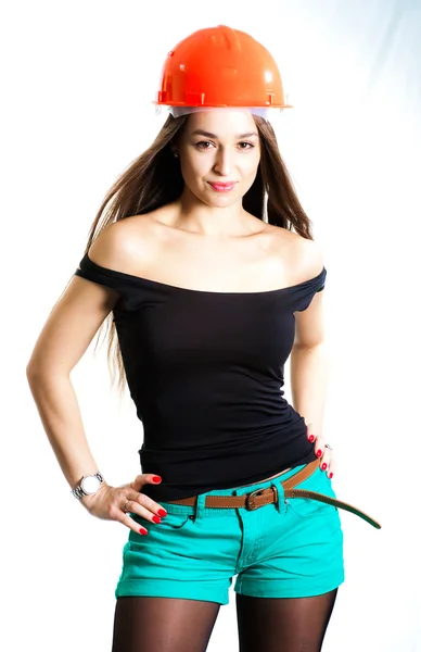 Hot construction girl Stock Photos, Royalty Free Hot construction girl Images | Depositphotos