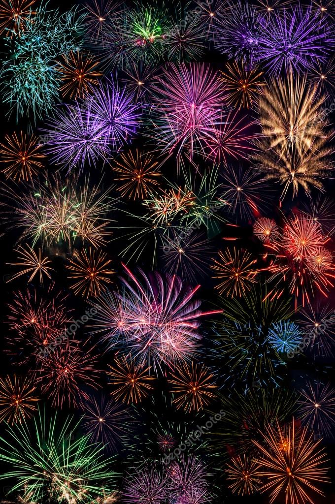 Fireworks Background Wallpaper