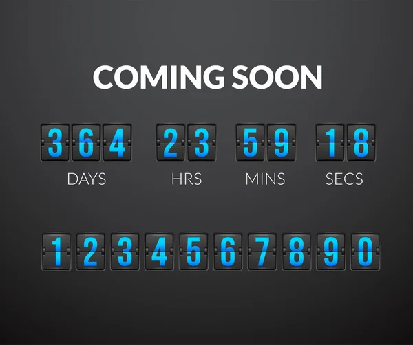 Countdown Timer Scoreboard — Stock Vector © Sidmay 87042724