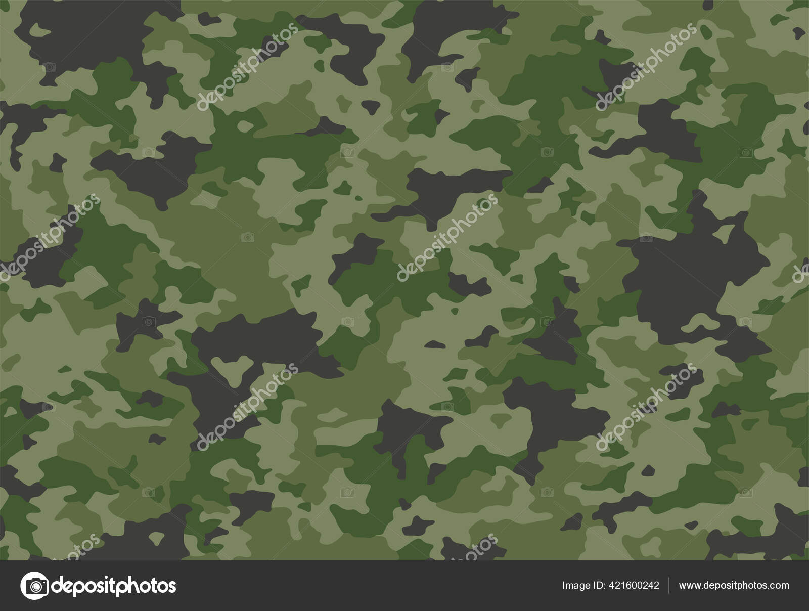 Seamless Army Camo Pattern
