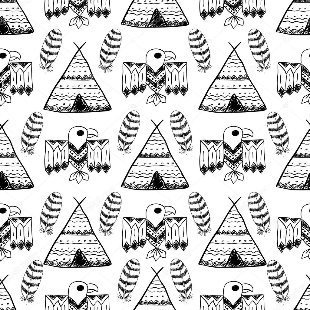 Native American Eagle Art Wallpaper