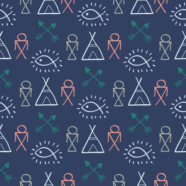 Native American Seamless Pattern Stock Vector Image by ©lianella #85357756